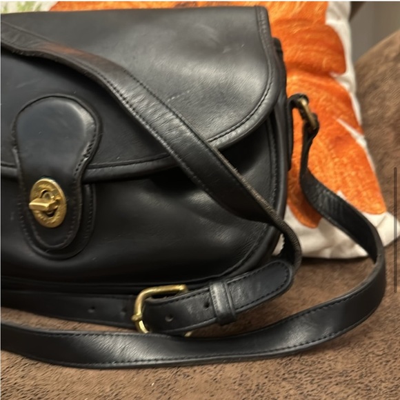 Coach | Bags | Vintage Coach Prairie Leather Brass Turnlock Hangtag ...